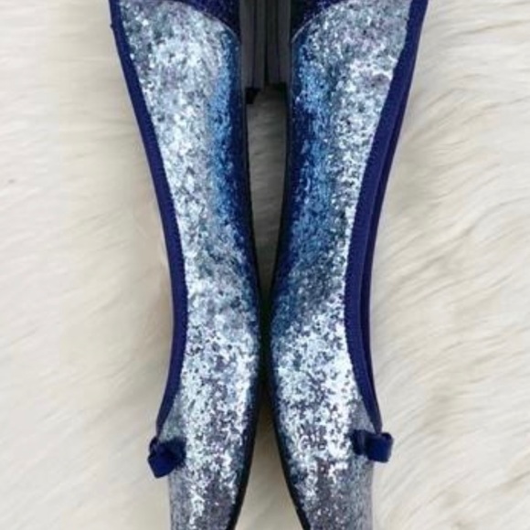 Unisa | Shoes | Unisa Blue Glitter Cinderella Flats | Poshmark